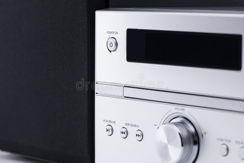 Music system close up stock photo. Image of electronic - 117897722