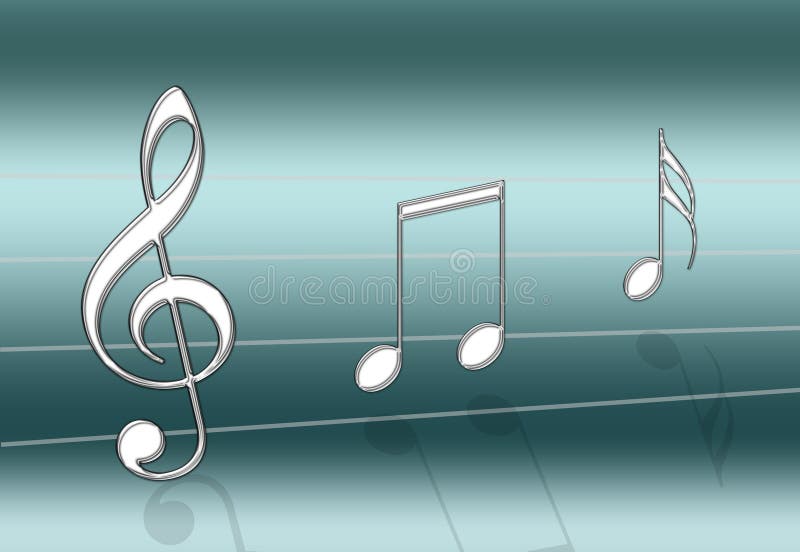 Musical Notes stock illustration. Illustration of varigated - 7631231