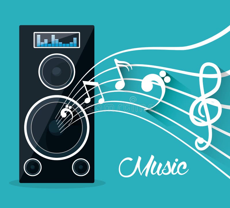 Music technology equipment stock vector. Illustration of design - 63402426