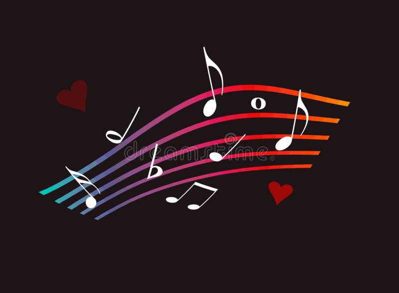 Colorful Music tree stock vector. Illustration of musical - 10273986