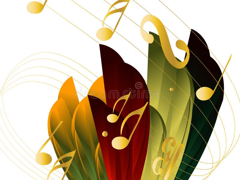 Music theme stock vector. Illustration of note, modern - 11334904