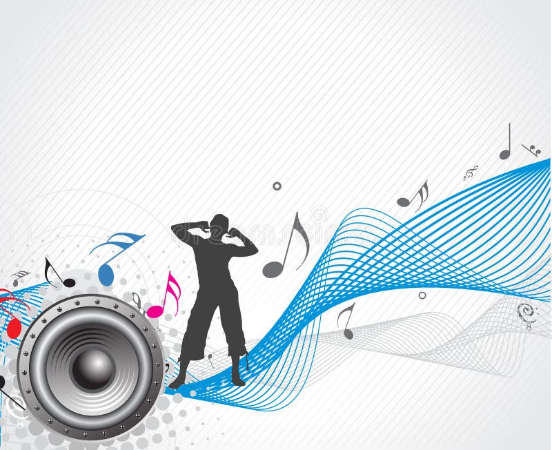 Music theme stock vector. Illustration of party, purple - 9873109