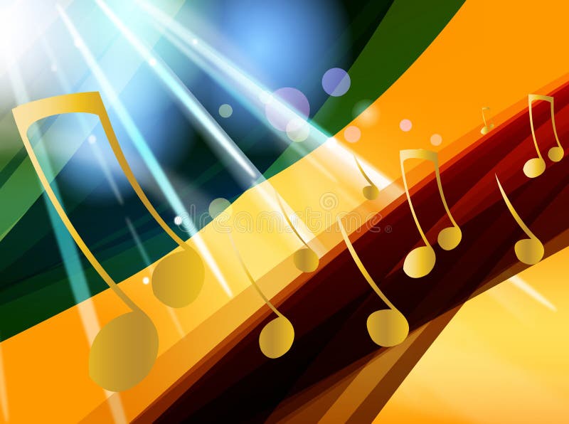 Music theme Background stock vector. Illustration of bright - 12476797