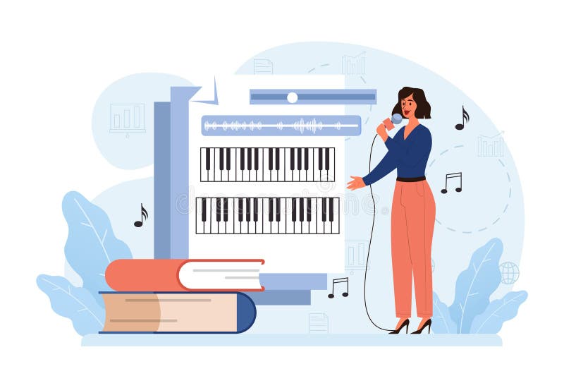 Music Therapy. Character Developing a Creativity. Self-expression Idea ...