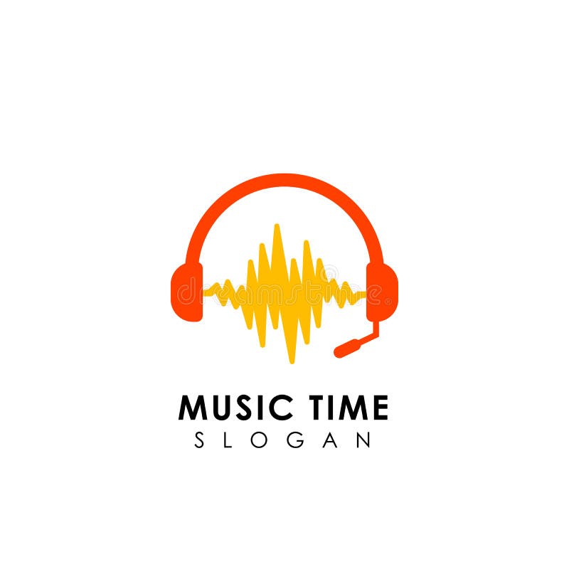 Music Time Logo Design. Sound Wave Logo Design Stock Vector ...