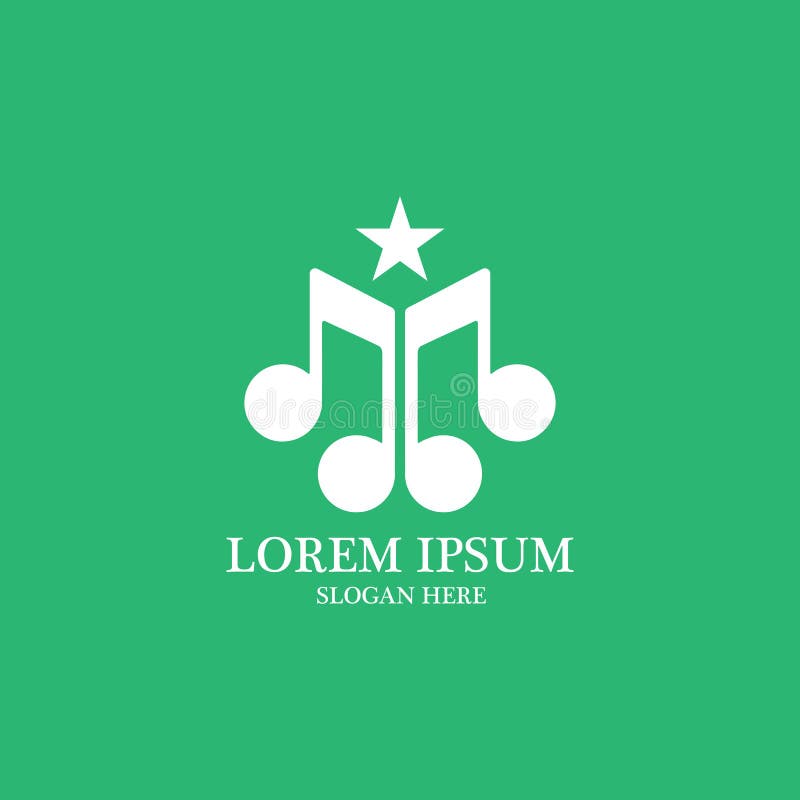 Music Tones Logo and Symbol Vector Image Stock Vector - Illustration of ...