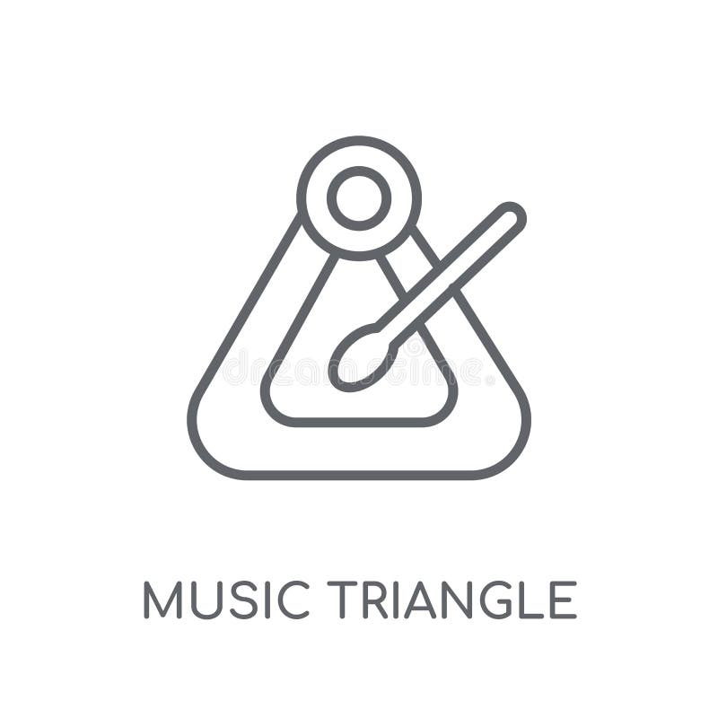 Music Linear Icon. Modern Outline Music Logo Concept on White Ba Stock ...