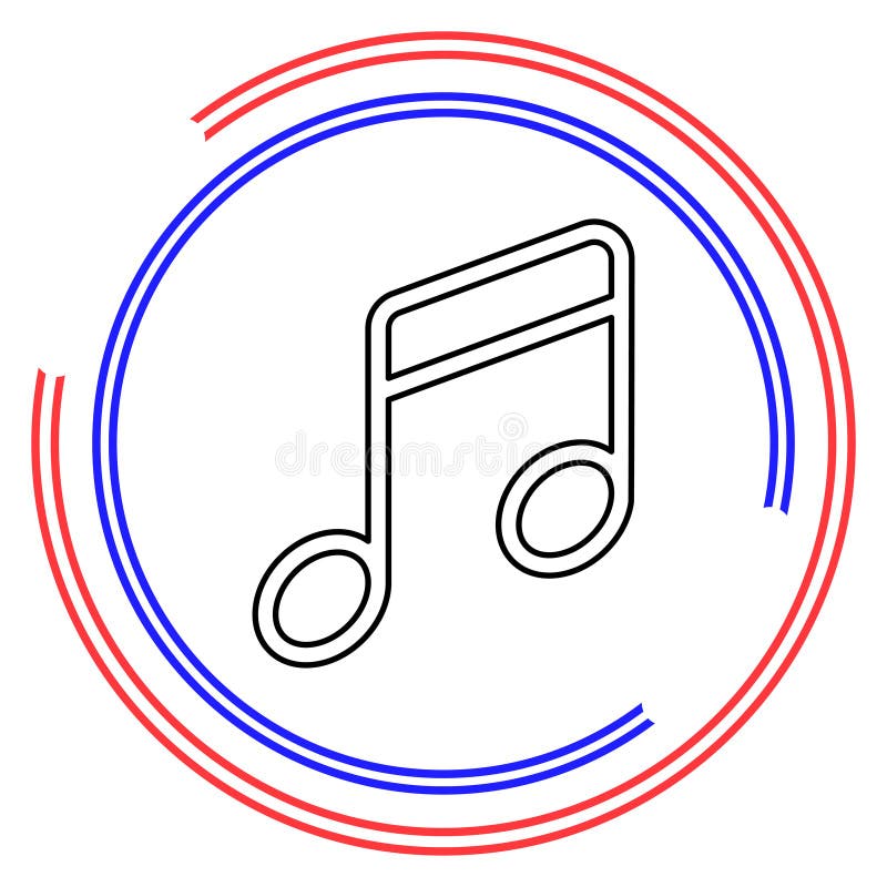 Music Note Dvd Button - Media or Music Player Stock Illustration ...