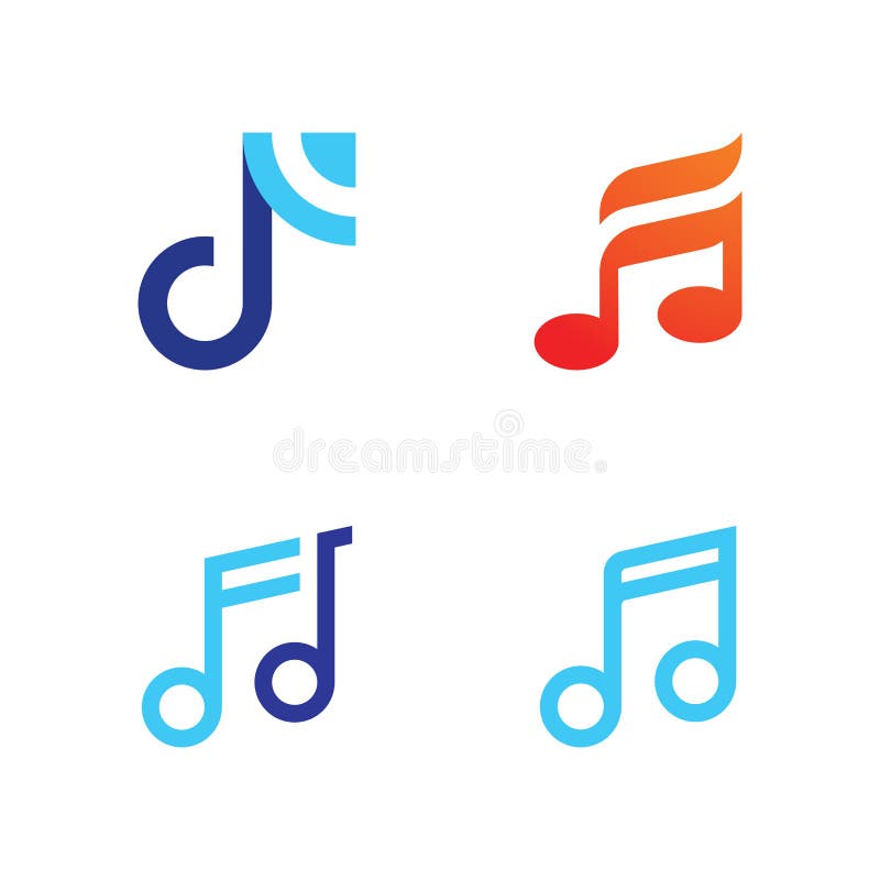 Music Vector Logo Icon Design Template Elements Stock Vector ...