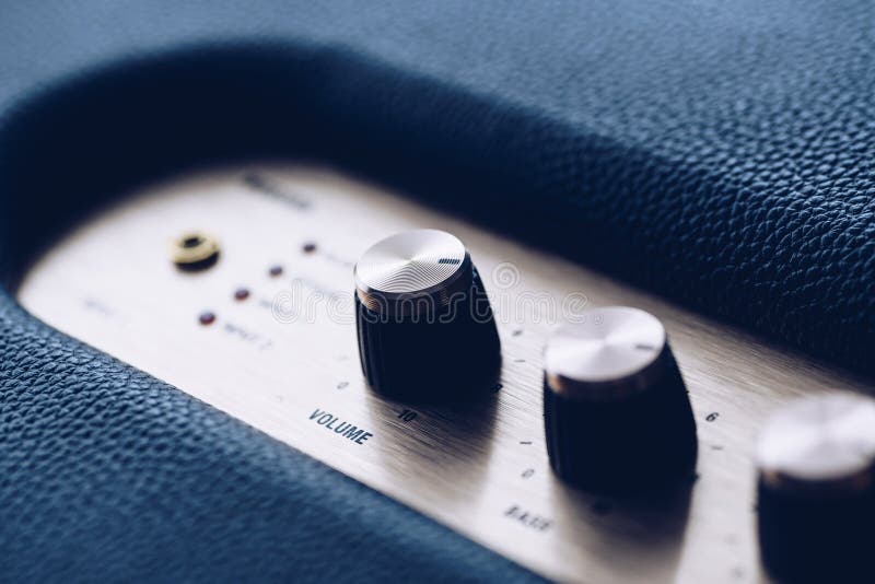 Music volume control knob stock image. Image of sound - 143711207