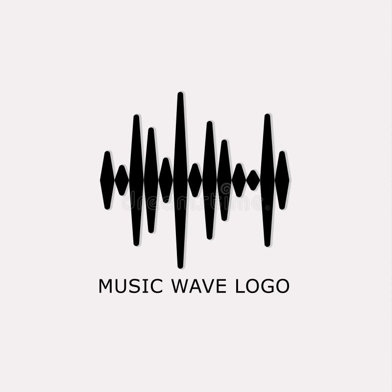 Music wave symbol. stock vector. Illustration of digital - 255845408