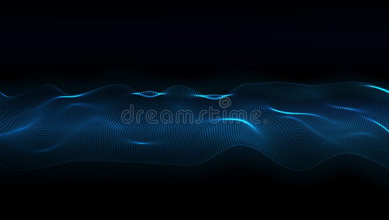Music Waves Flow Abstract Background Concept Stock Vector ...