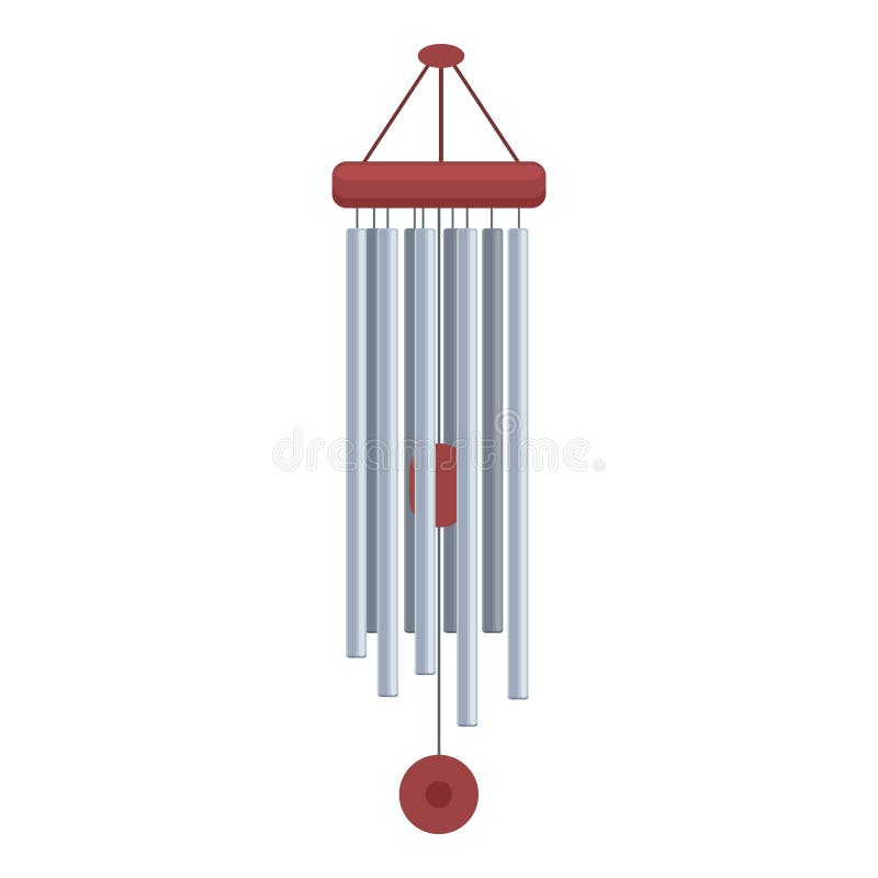 Music Wind Chime Icon Cartoon Vector. Instrument Hand Stock Vector ...