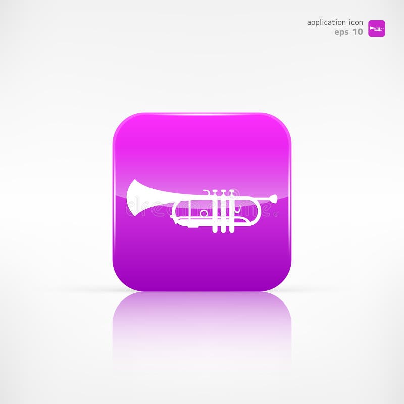 Music Wind Instruments Web Icon. Stock Vector - Illustration of pipe ...