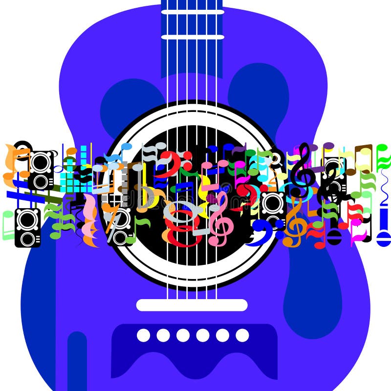 Music world stock vector. Illustration of circle, note - 62024696