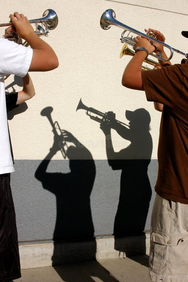Musical-3 stock photo. Image of teen, music, wall, shadow - 1220892