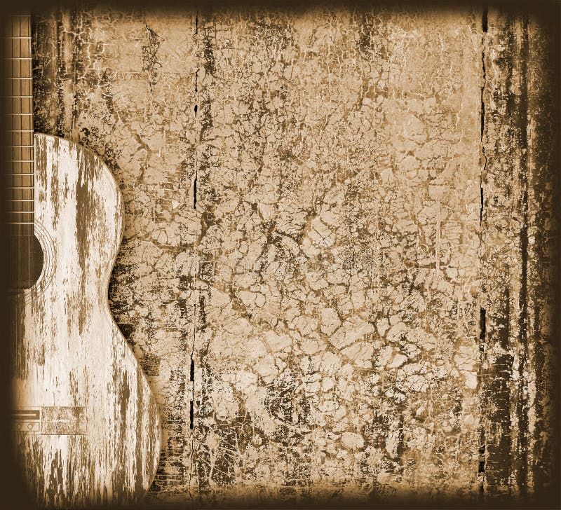 Country Music Background with Stringed Instruments. Stock Image - Image ...