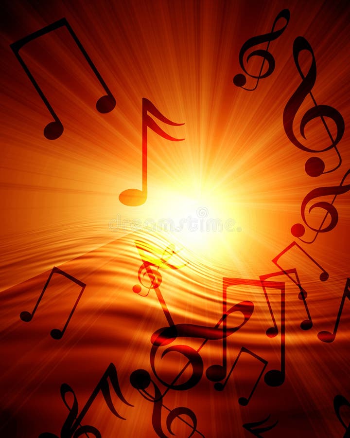 Musical background stock illustration. Illustration of backdrop - 4180126