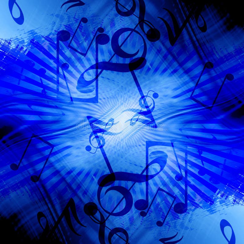 Musical background stock illustration. Illustration of effects - 4883301