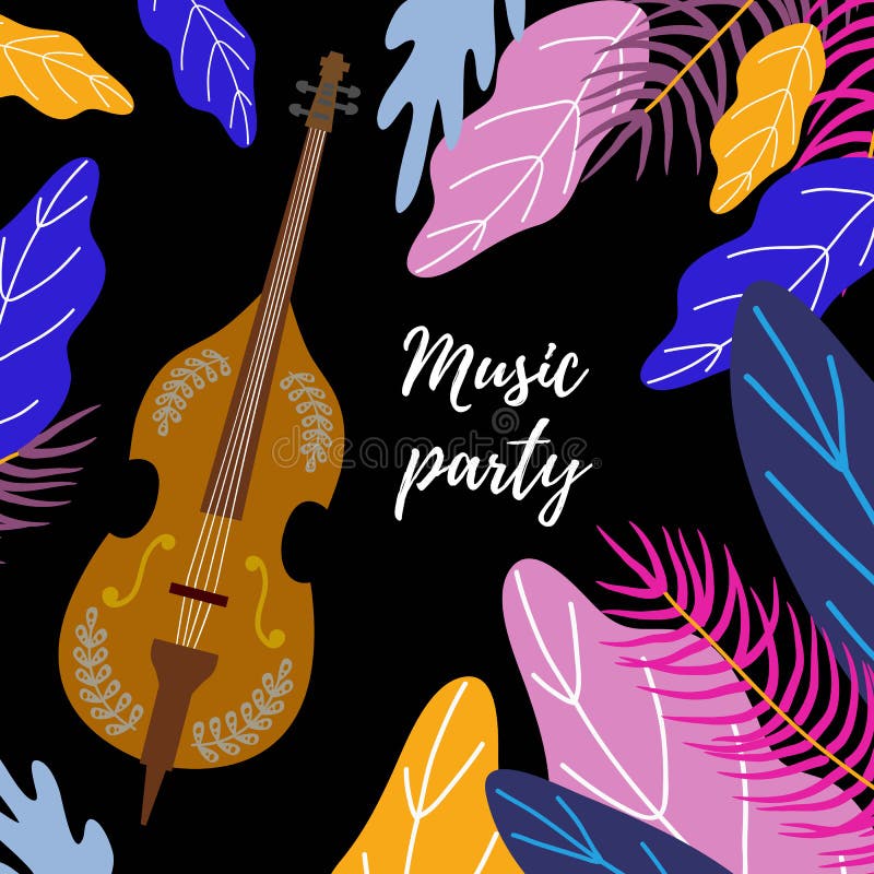 Cello Doodle stock vector. Illustration of sound, music - 43051958