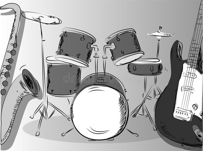 Musical Background, Music Band Vector Stock Vector - Image: 22519290