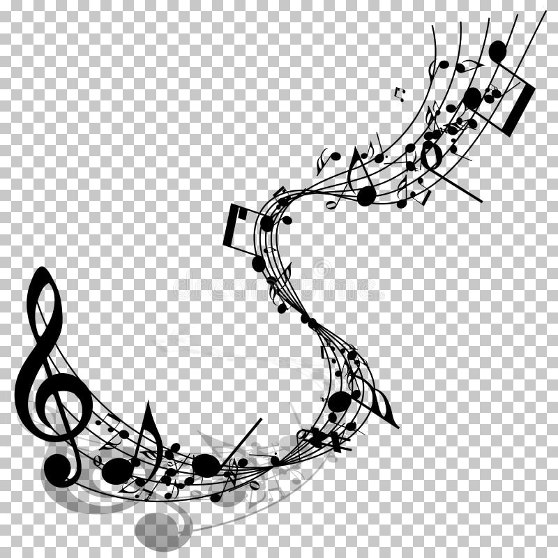 Musical note staff stock vector. Illustration of icon - 156472922