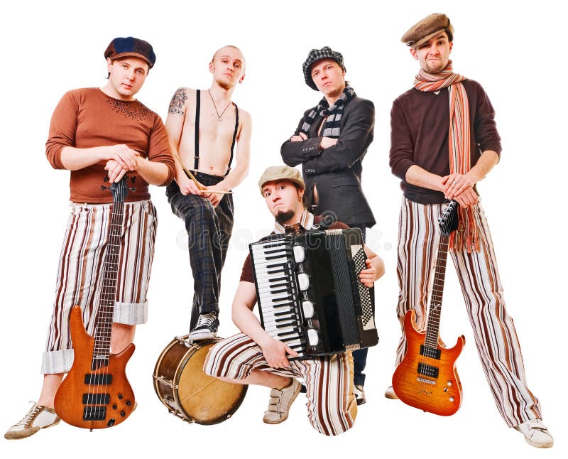 Funky Musicians, Wind Instruments Stock Image - Image of performing ...