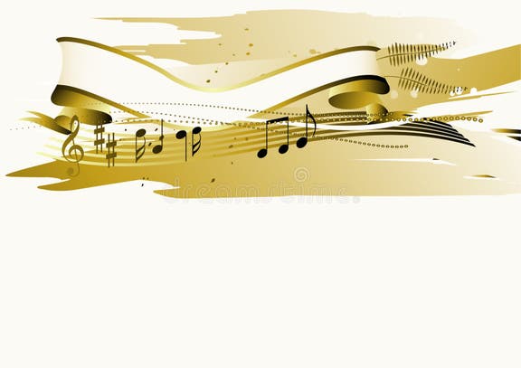 Musical banner stock vector. Illustration of detail, banner - 6595364