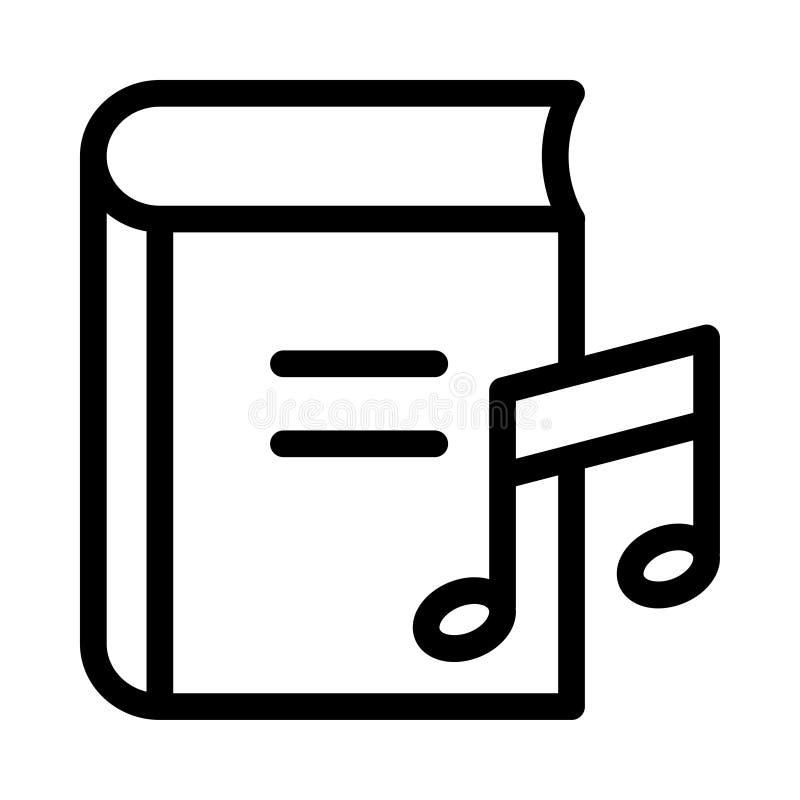 Music Book icon stock illustration. Illustration of open - 100519766