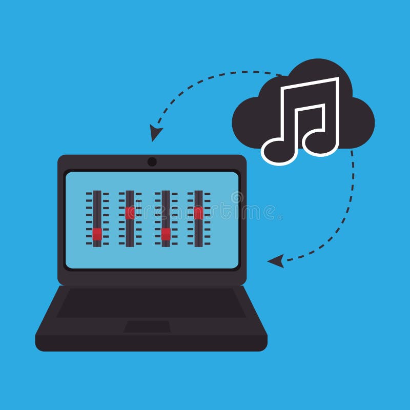 Musical concept design stock illustration. Illustration of melody ...