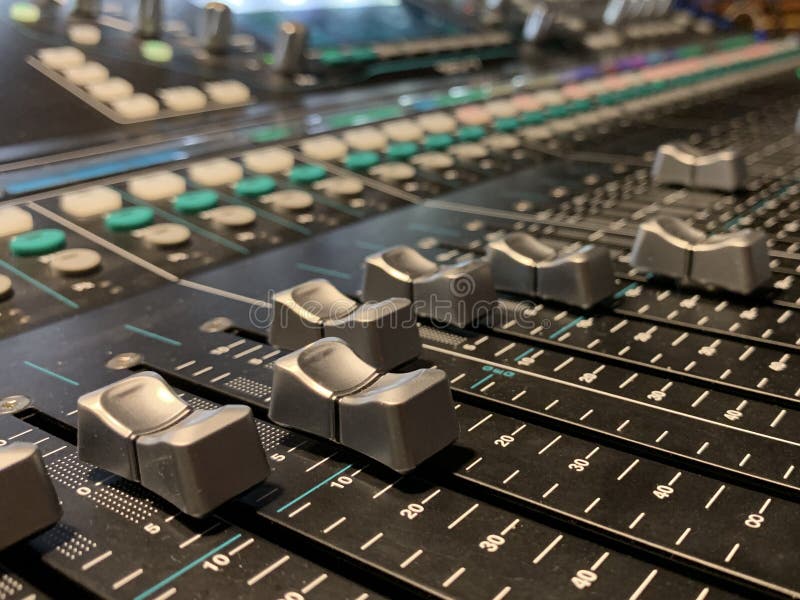 Musical panel stock image. Image of audio, control, effects - 10778099