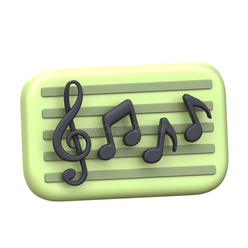Musical 3D Icon stock illustration. Illustration of actor - 348116107