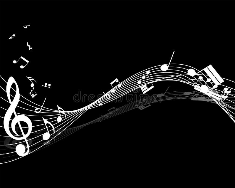 Musical Design stock vector. Illustration of bass, reflection - 212297939