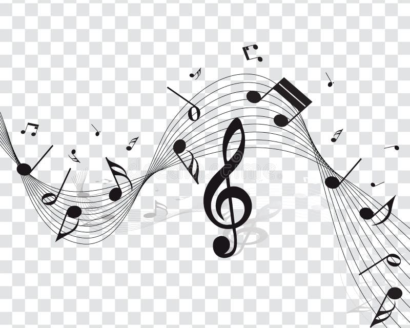 Musical Designs stock vector. Illustration of note, shadow - 117789546