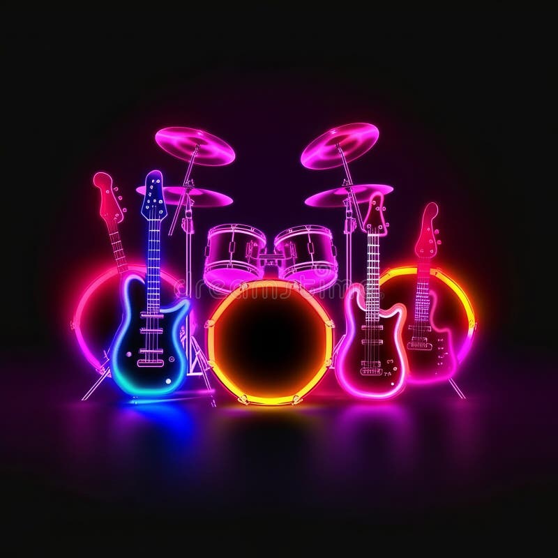 Neon Drums Stock Illustrations – 395 Neon Drums Stock Illustrations ...