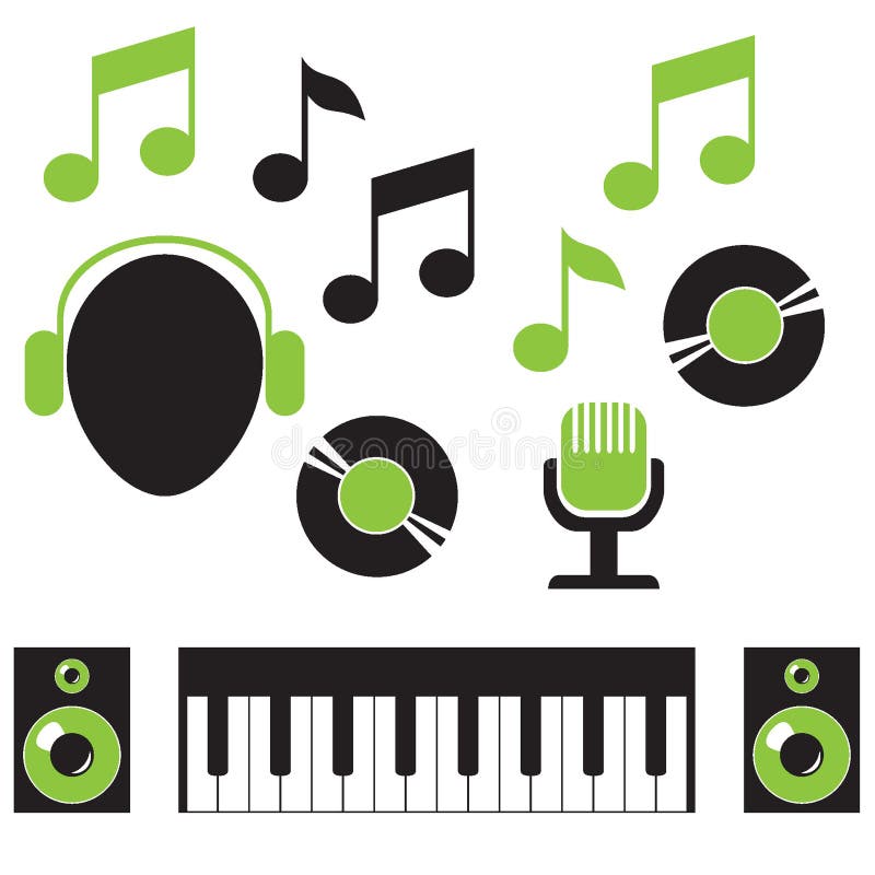 Musical Elements stock vector. Illustration of instrument - 4541091
