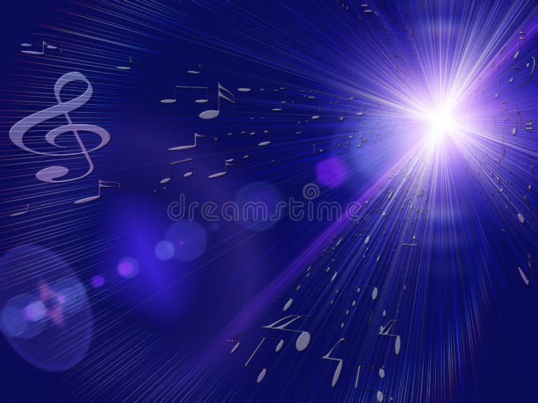 Music Notes Explosion Blue Background Stock Illustrations – 75 Music ...