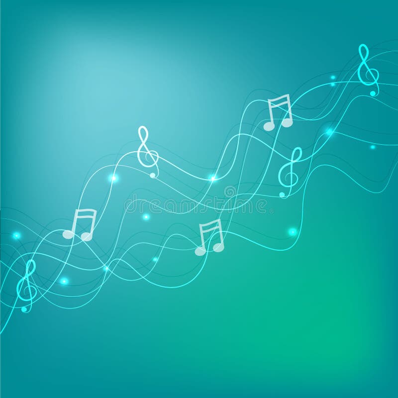 Musical fantasy stock vector. Illustration of colorful - 14332087