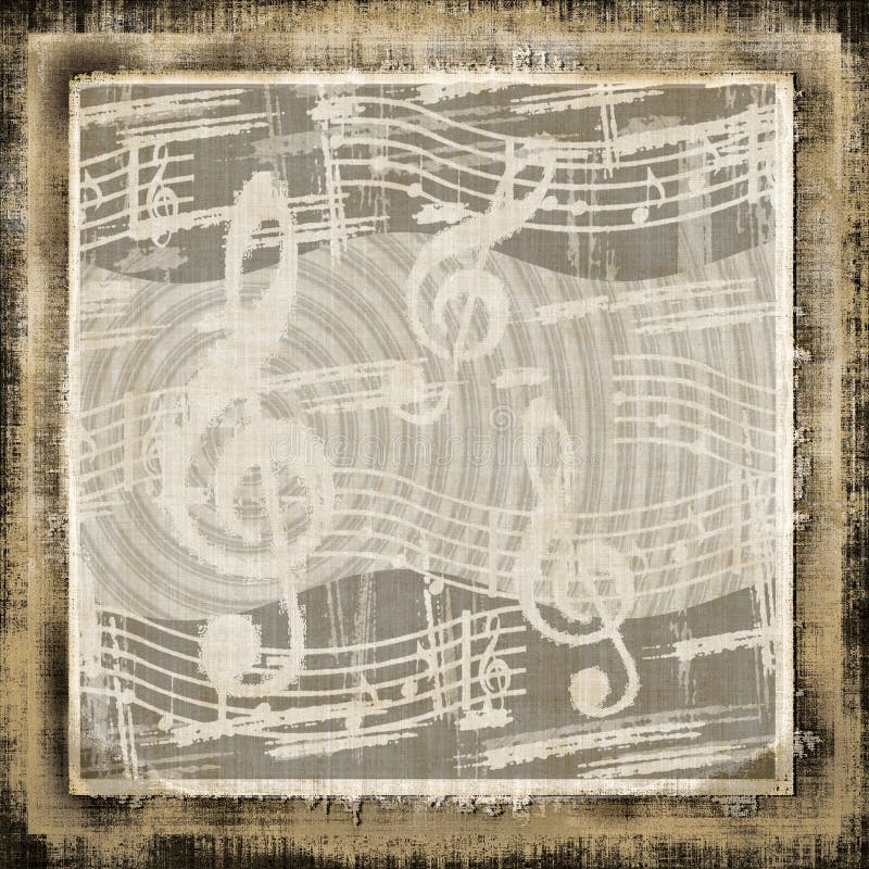 Musical Grunge stock illustration. Illustration of motion - 4763534