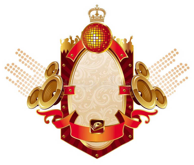 Heraldry Musical Shield Stock Illustrations – 18 Heraldry Musical ...