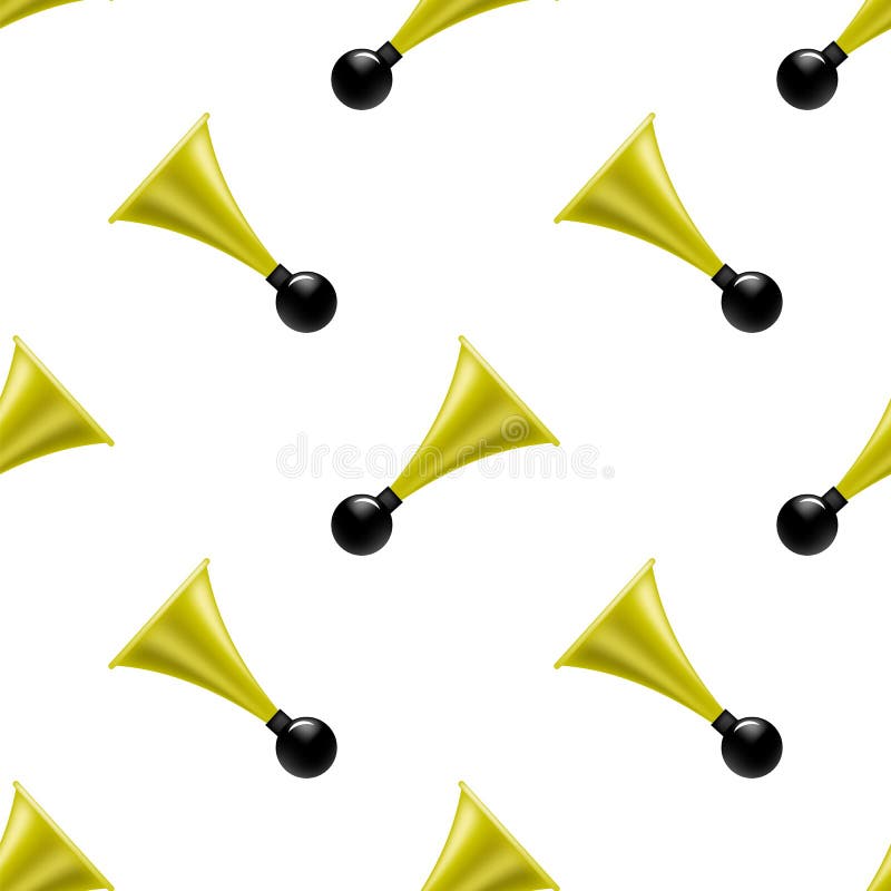 Musical Horns Seamless Pattern Stock Vector - Illustration of play ...