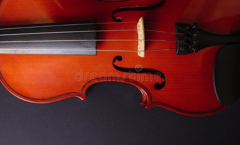 Musical Instrument Violin. Ancient Violin. Stringed Instrument. Stock ...