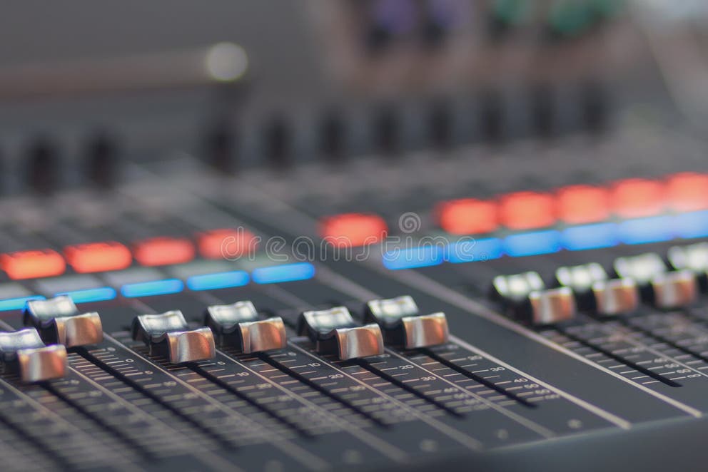 Musical Instrument Close-up Controls Stock Photo - Image of ...