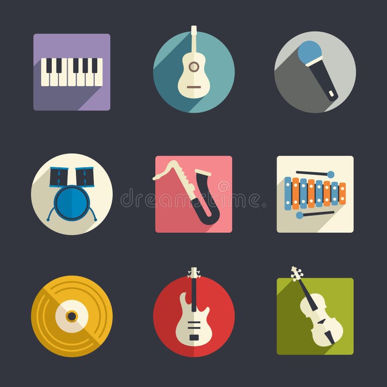 Minimal Musical Icons Stock Illustrations – 678 Minimal Musical Icons ...