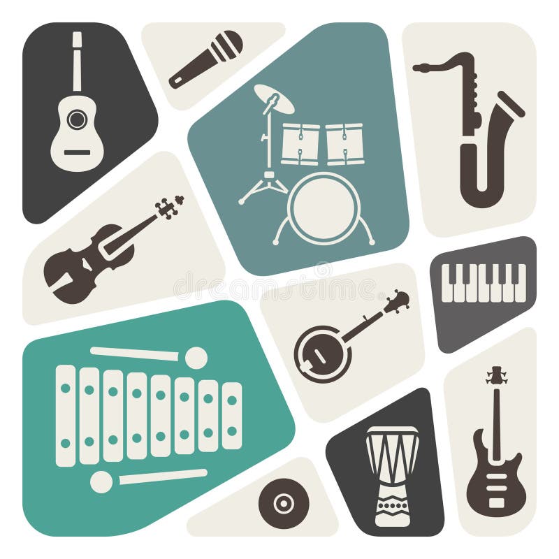 Musical Instrument Software App Icon. Generative AI. Stock Illustration ...