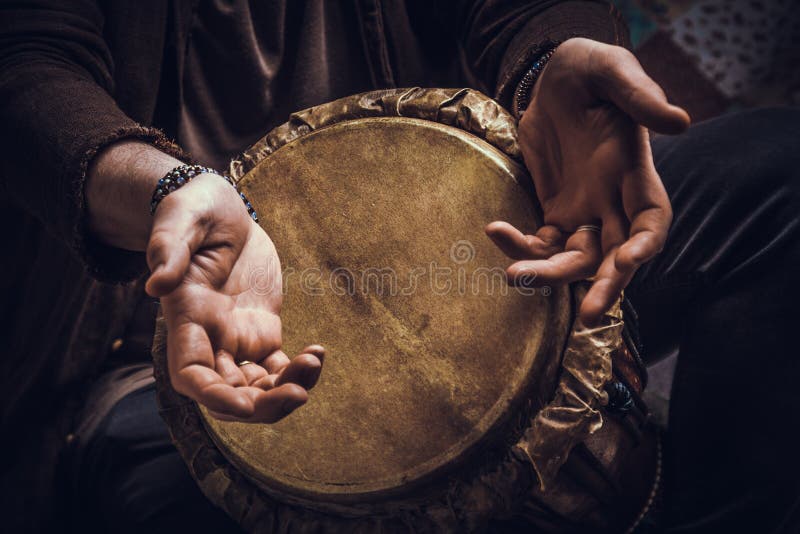 Musical instrument jembe stock photo. Image of folk - 124140920