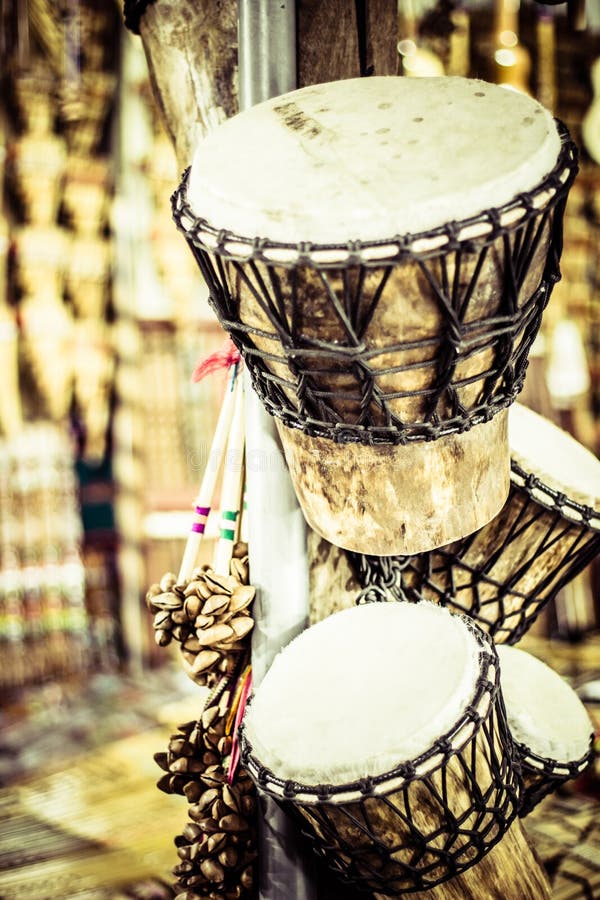Musical Instrument in Local Market in Peru. Stock Photo - Image of ...