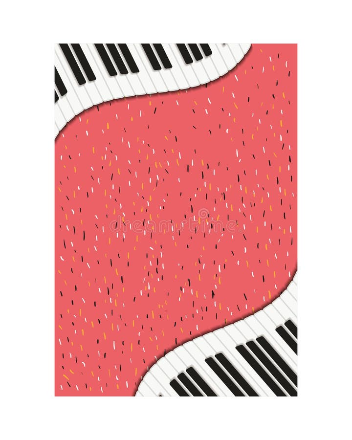 Musical Instrument Pattern Piano Keyboard Stock Vector - Illustration ...