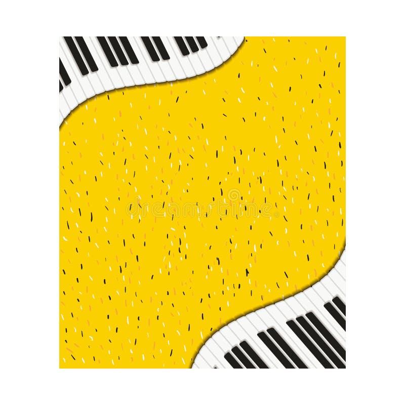 Musical Instrument Pattern Piano Keyboard Stock Vector - Illustration ...