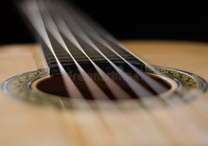 Musical Instrument Six-string Guitar Flamenco Stock Image - Image of ...